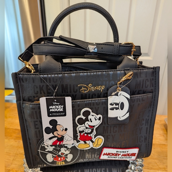 Disney | Bags | Disney Mickey Mouse Patchwork Tote Nwt | Poshmark